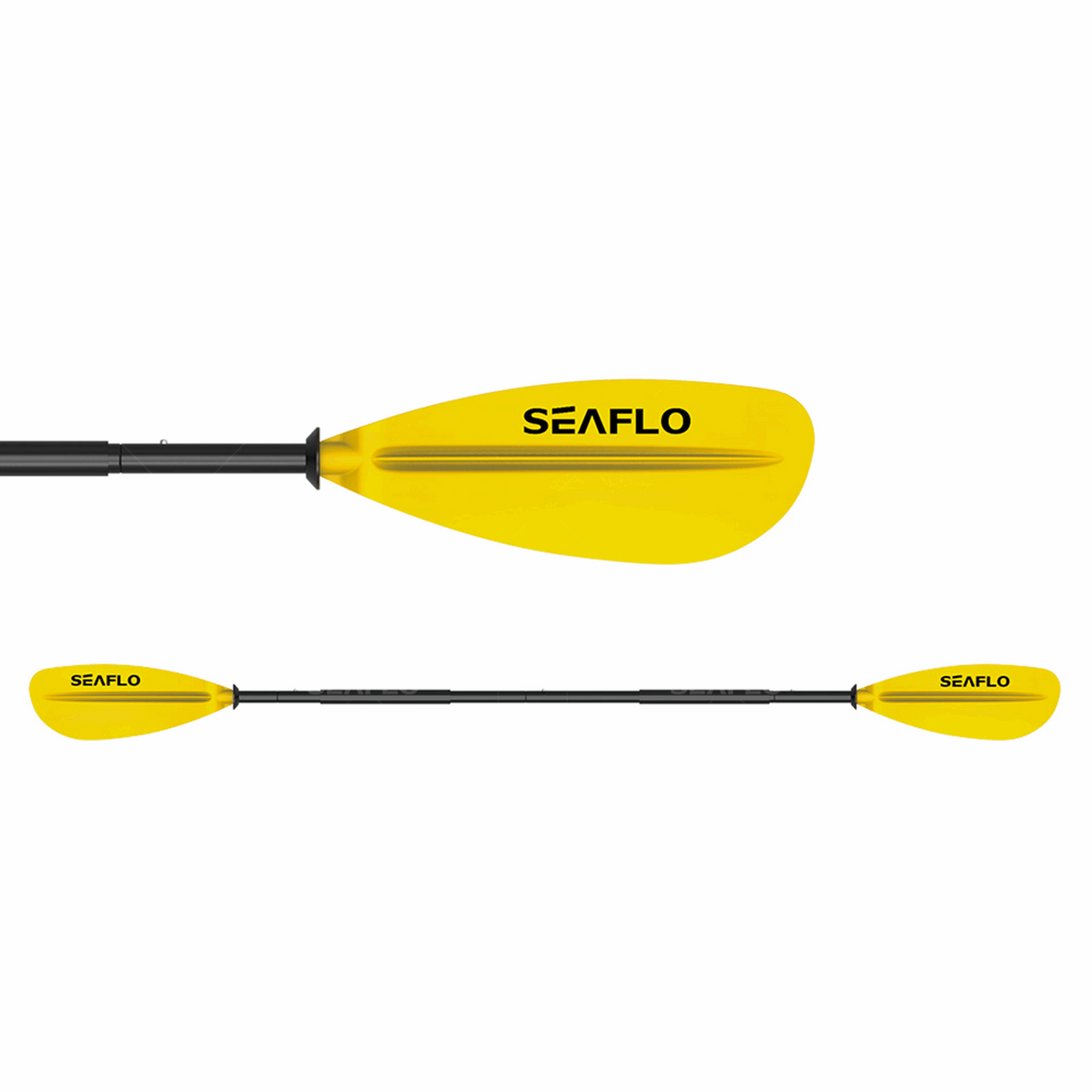 SEAFLO 86.6'' Erwachsene schwimmfähig Aluminium Doppel-Blatt Kanu Padd ...